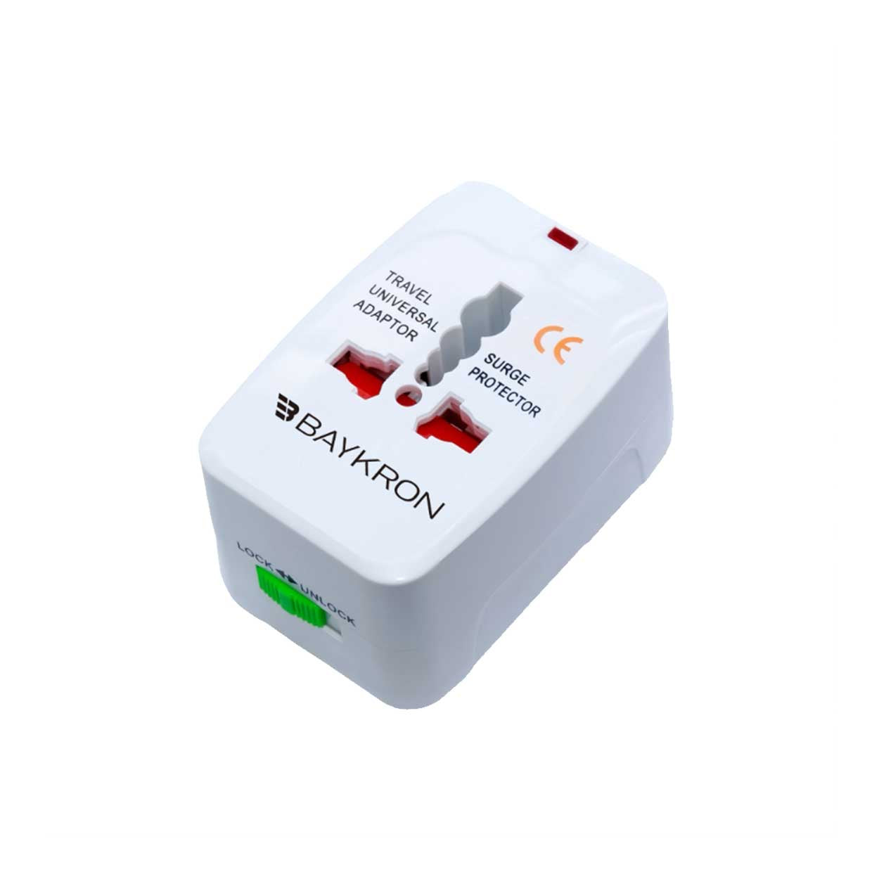 BASIC Universal Travel Adaptor - White – Baykron International