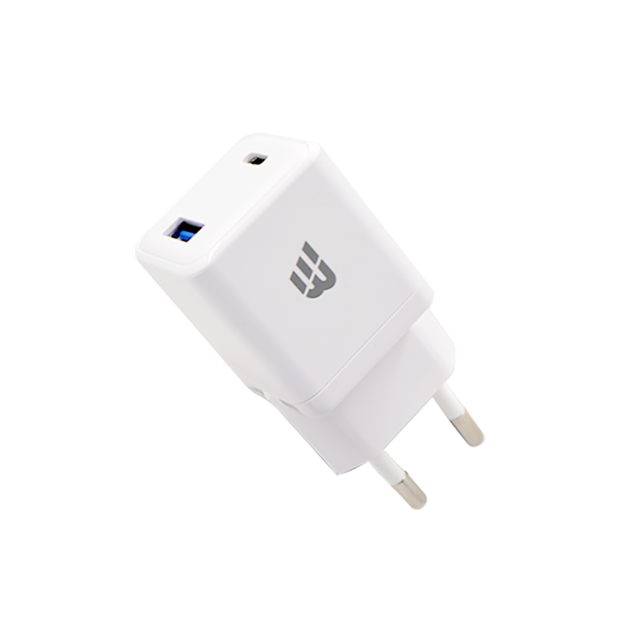 BASIC CHARGER EU Dual Ports 20W USB-C & 18W USB-A Two fast charging po ...