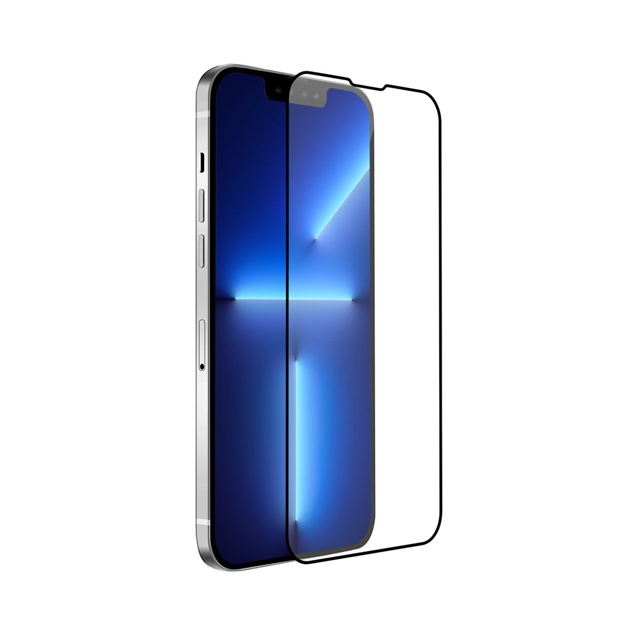 BAYKRON Premium Tempered Glass Clear Screen Protector with Edge to Edg ...
